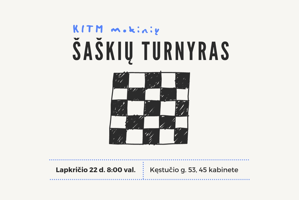 Šaškių turnyras | Kauno informacinių technologijų mokykla - tai ko ...